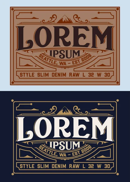 Puro Etiketi Vektör