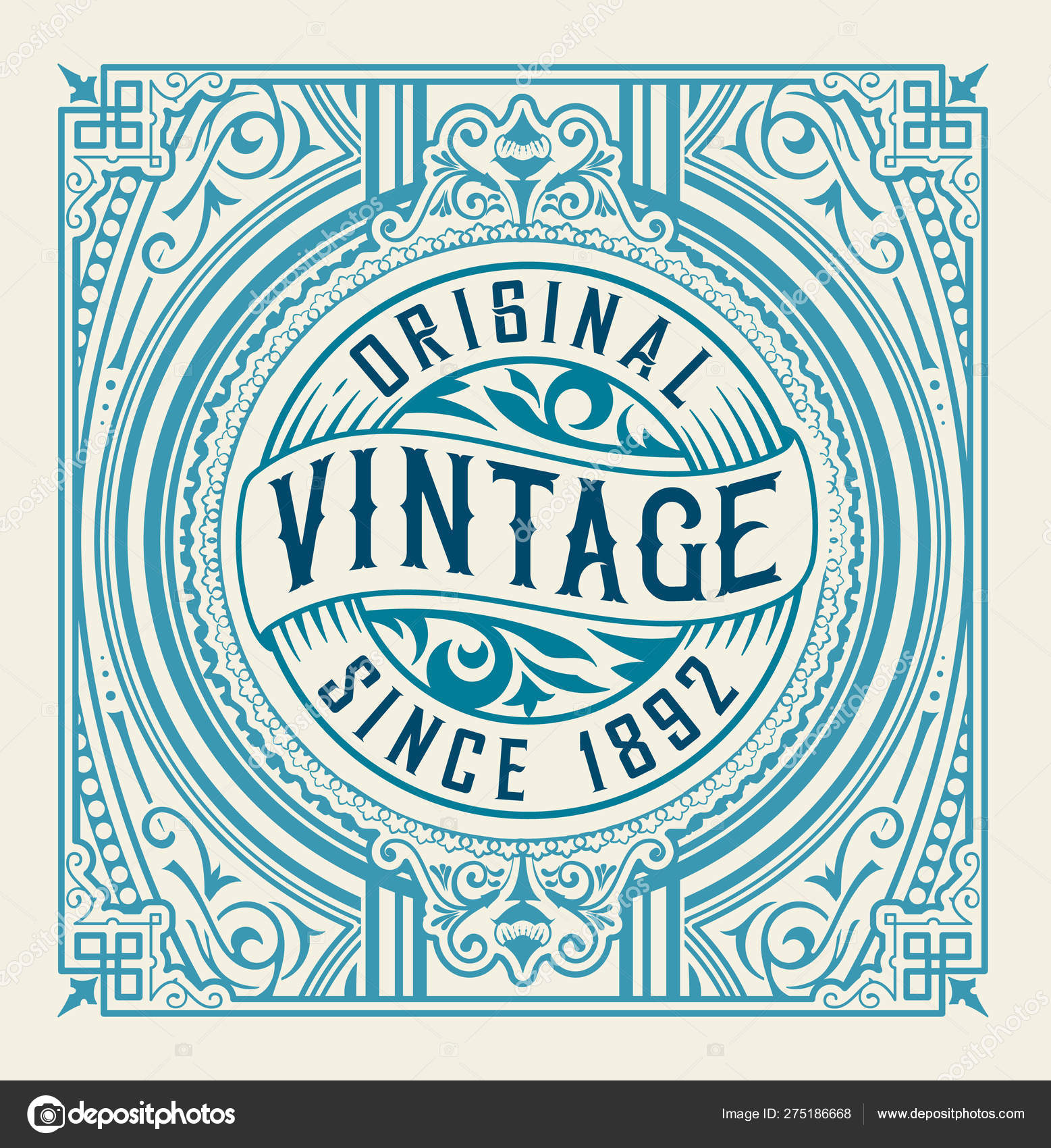 Western card with floral frame Stock Vector Image by ©roverto007 #275186668