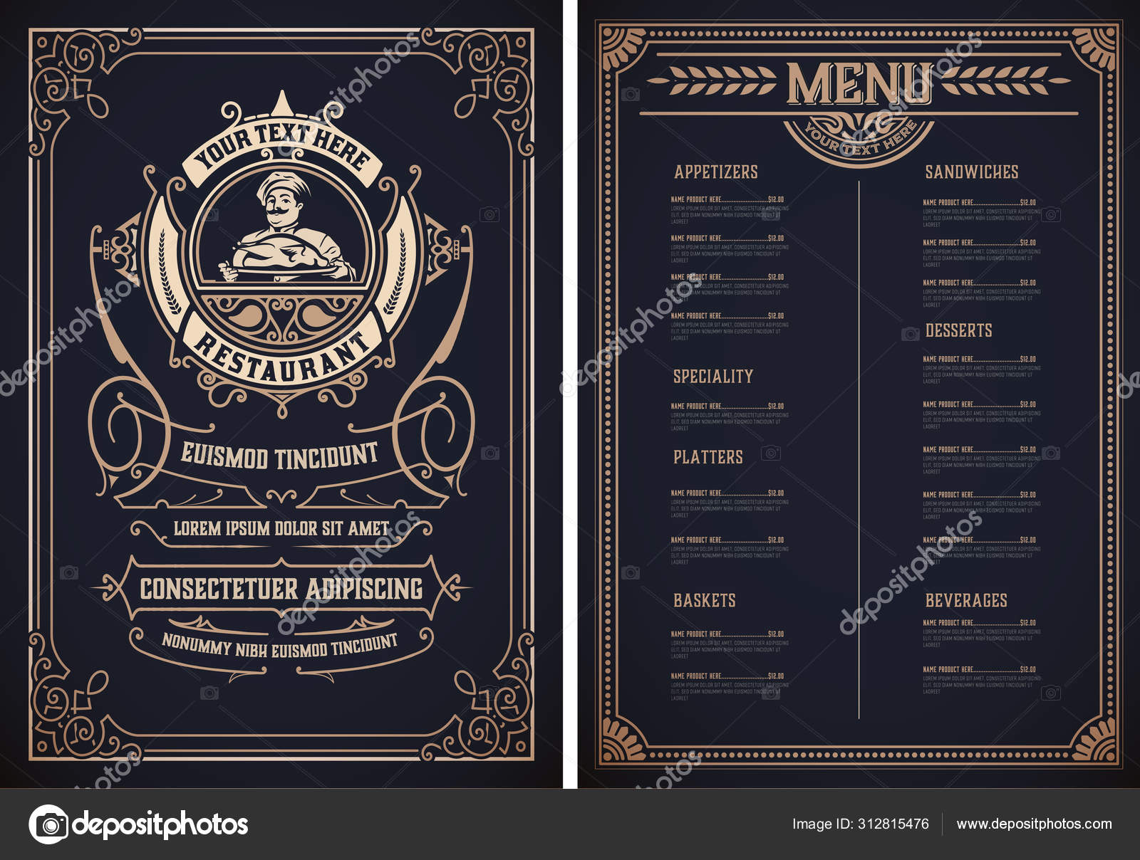 Chef Menu Templates Free Download