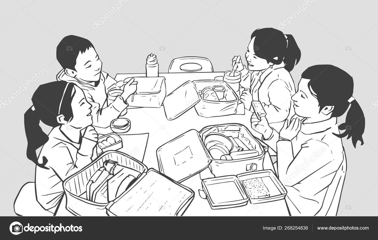 Conversation Clipart Black And White School