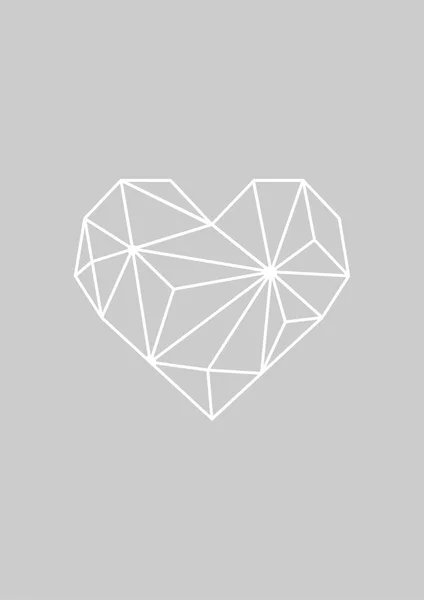 100,000 Geometric heart Vector Images | Depositphotos
