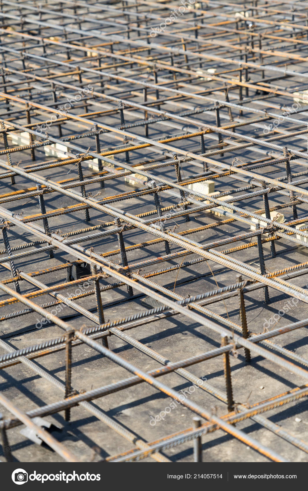 Reinforcement Foundation Slab Pouring Concrete — Stock Photo © cs.zlo ...
