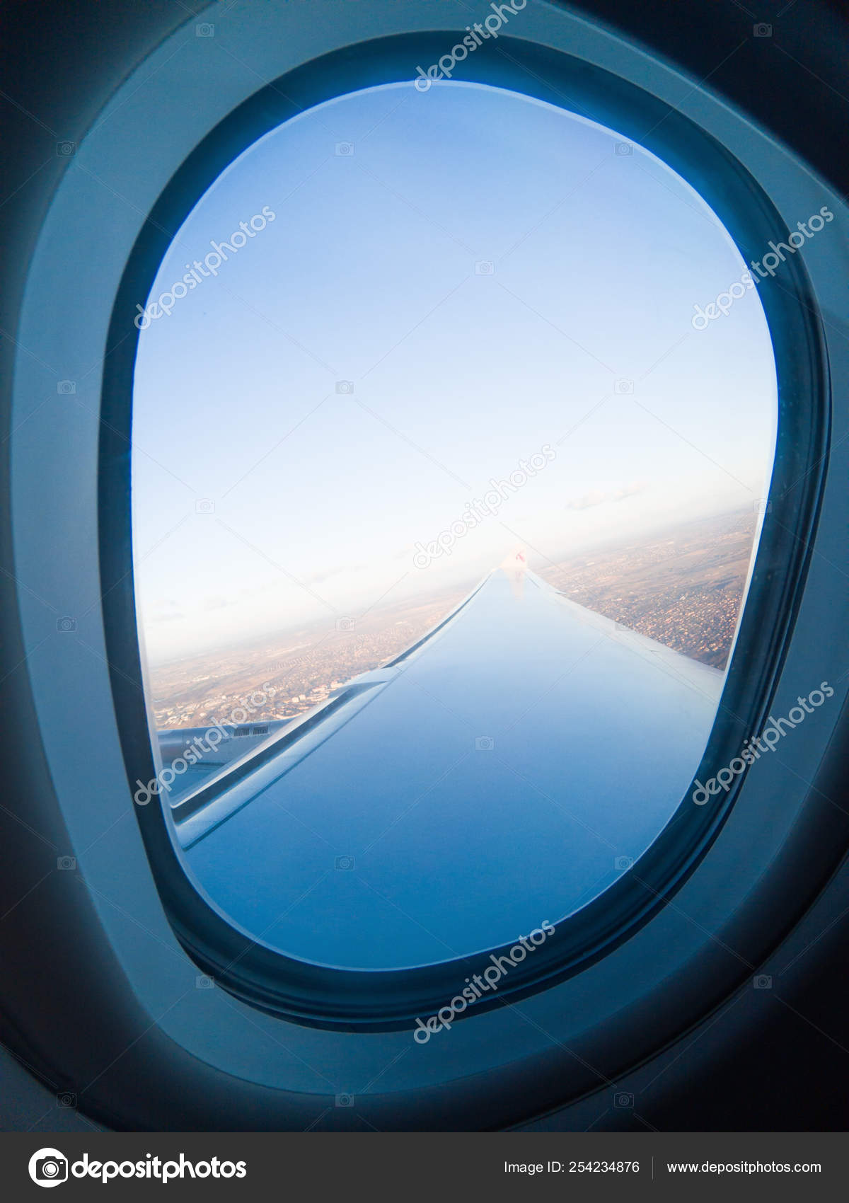 Airplane window and wing Stock Photo by ©melis82 254234876