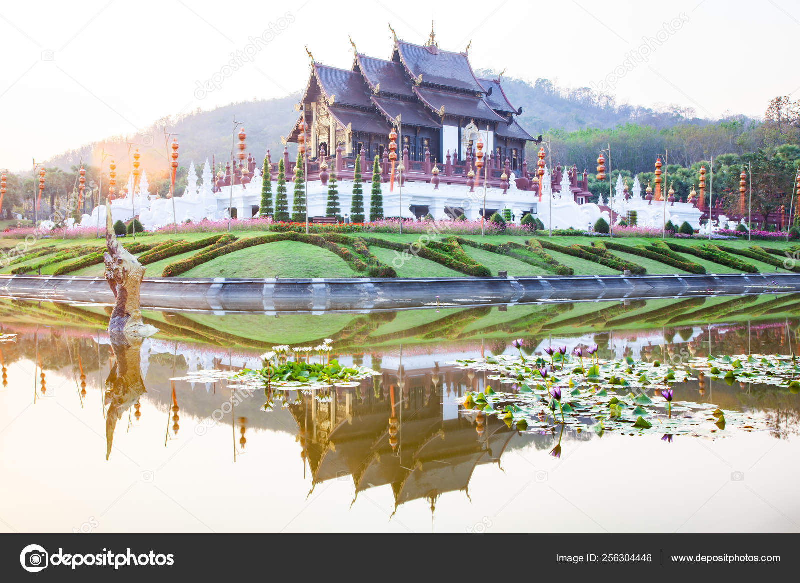 Royal Flora Ratchaphruek Park, Chiang Mai, Thailand Stock Photo by ...