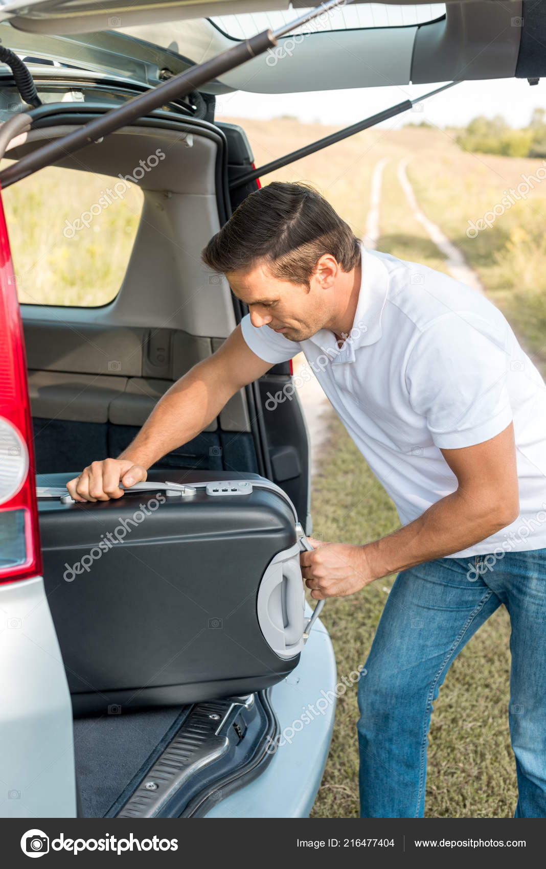 Packing Luggage In Car