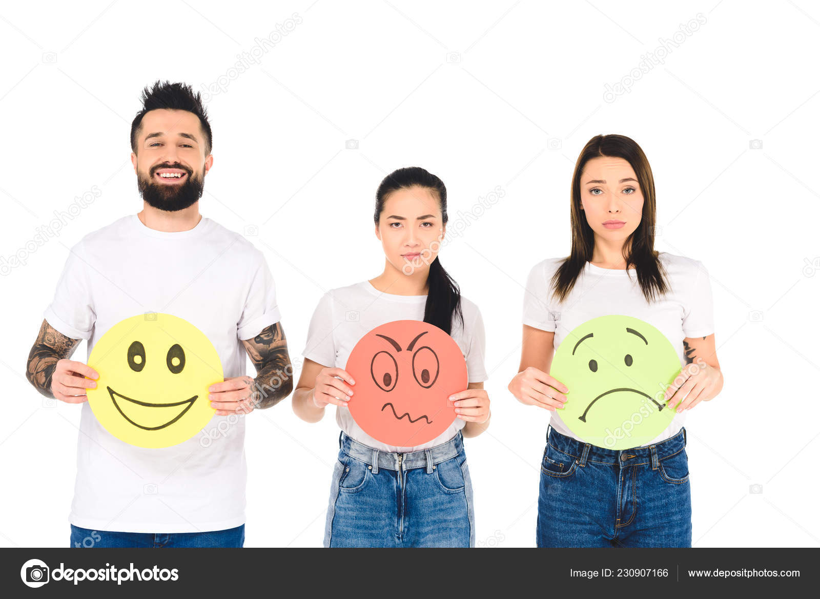 Happy Faces Of Group Of People