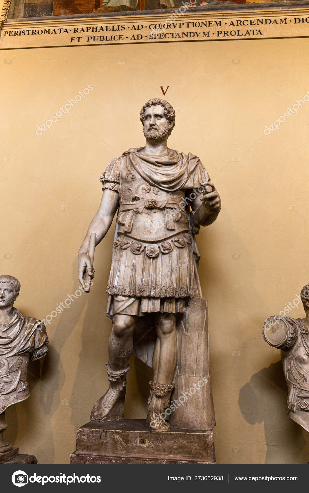 Roma Italia Junio 2019 Antiguas Estatuas Romanas Museo — Foto editorial ...