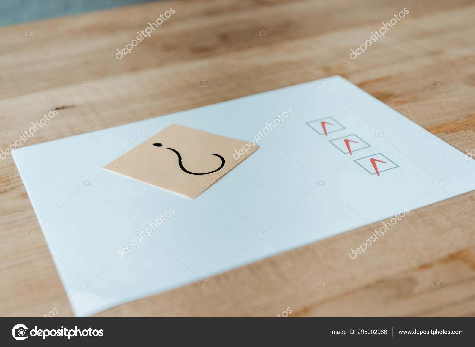Paper Check List Question Mark Sticky Note Stock Photo by ©IgorVetushko ...