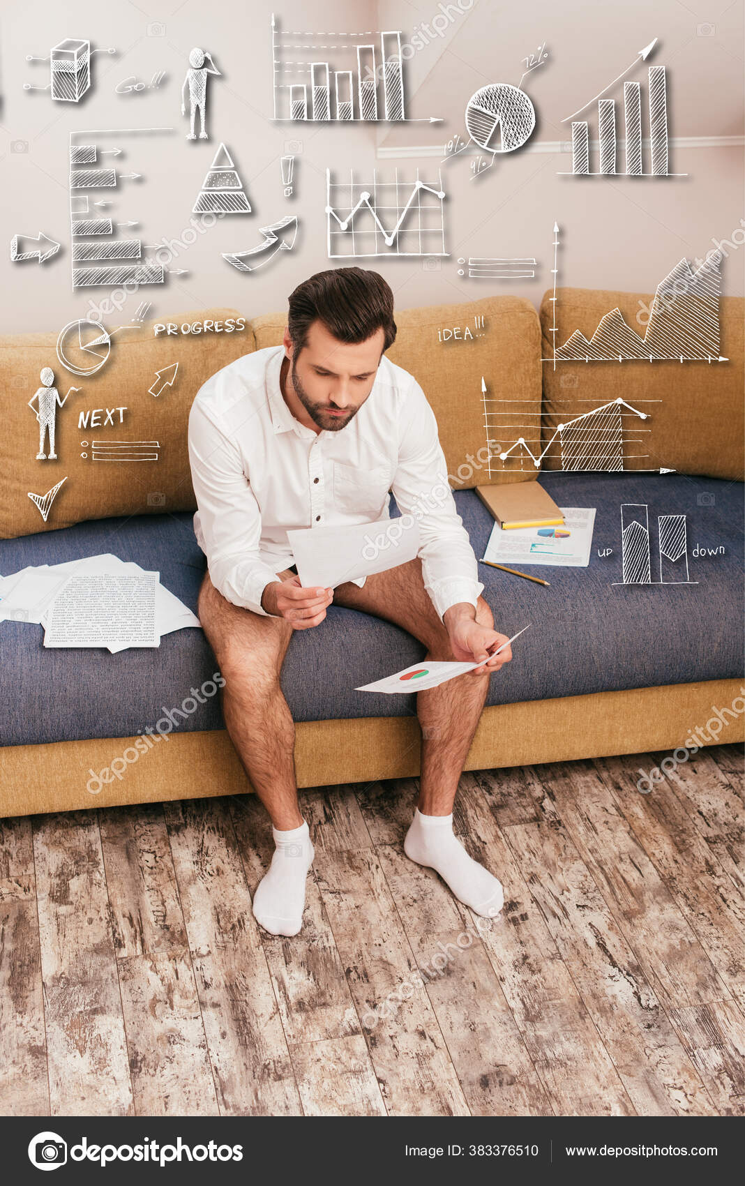 Freelancer Panties Shirt Looking Documents Charts Sofa Charts Graphs ... Freelancer Panties Shirt Looking Documents Charts Sofa Charts Graphs ...