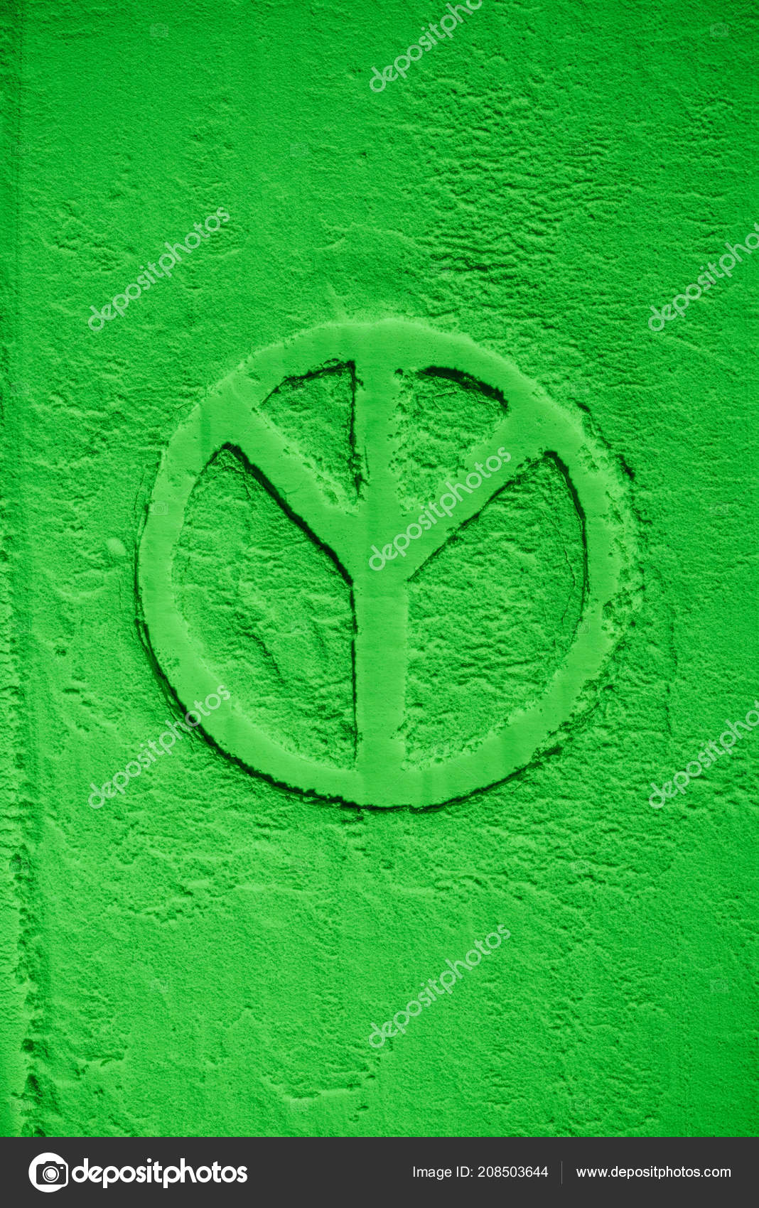 Top View Greenpeace Symbol Green Flour Stock Photo by ©KostyaKlimenko ...