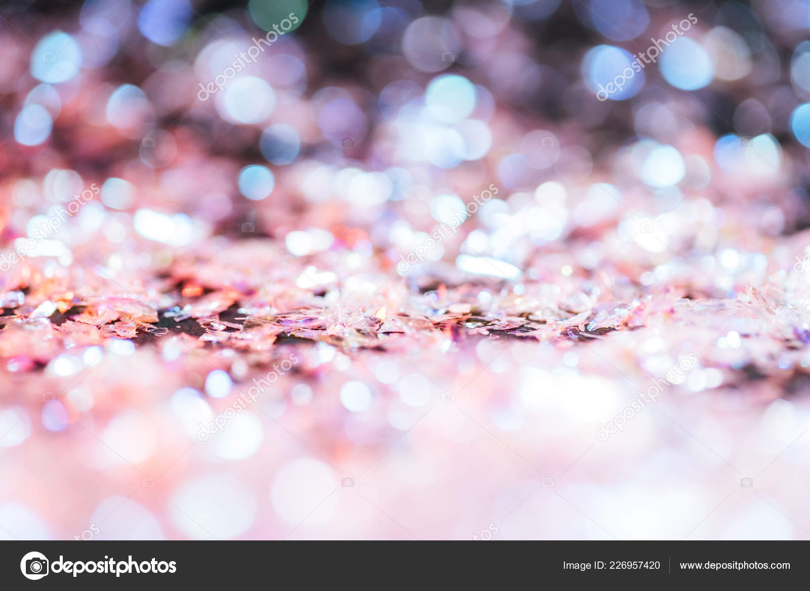 Baby Pink Glitter Background