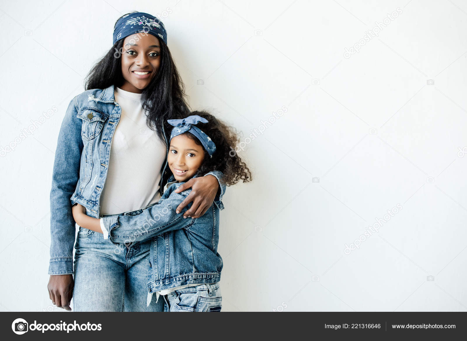 African American Mother And Daughter