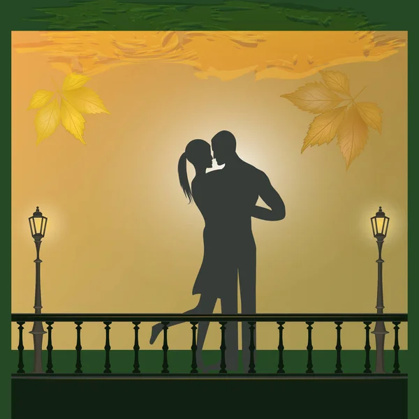 Romantic Couple Silhouette Stock Vector Image By ©roxanabalint 29473413