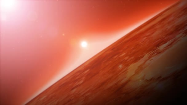 Mars Planet Surface Clip Animation Realistic Mars Planet Surface Space ...
