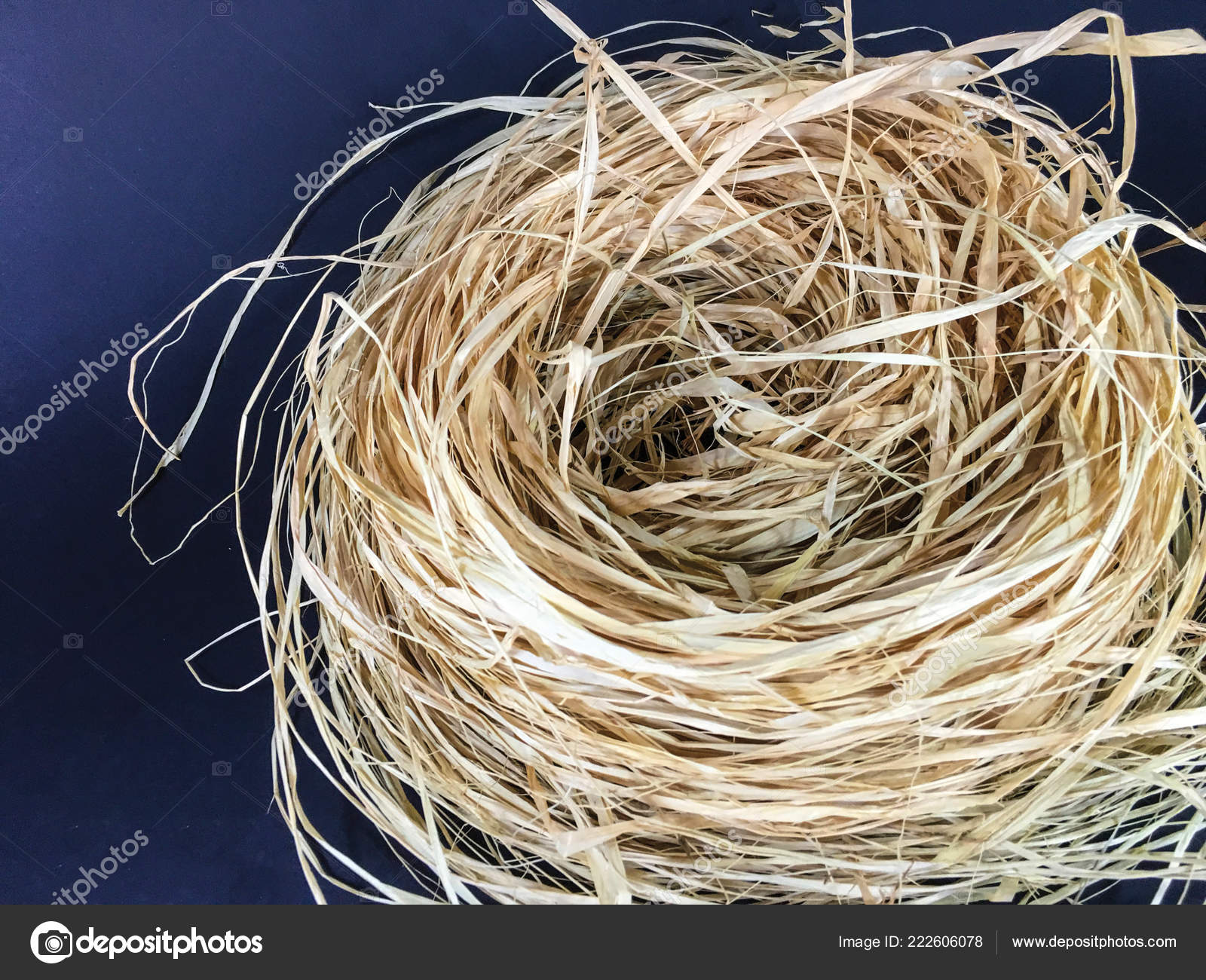 Straw Bird's Nest Background Unit Isolate Stock Photo by ©blankvoid ...