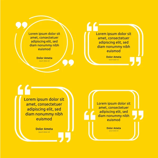 Remark Quote Text Box Poster Template Concept Blank Empty Frame Stock ...