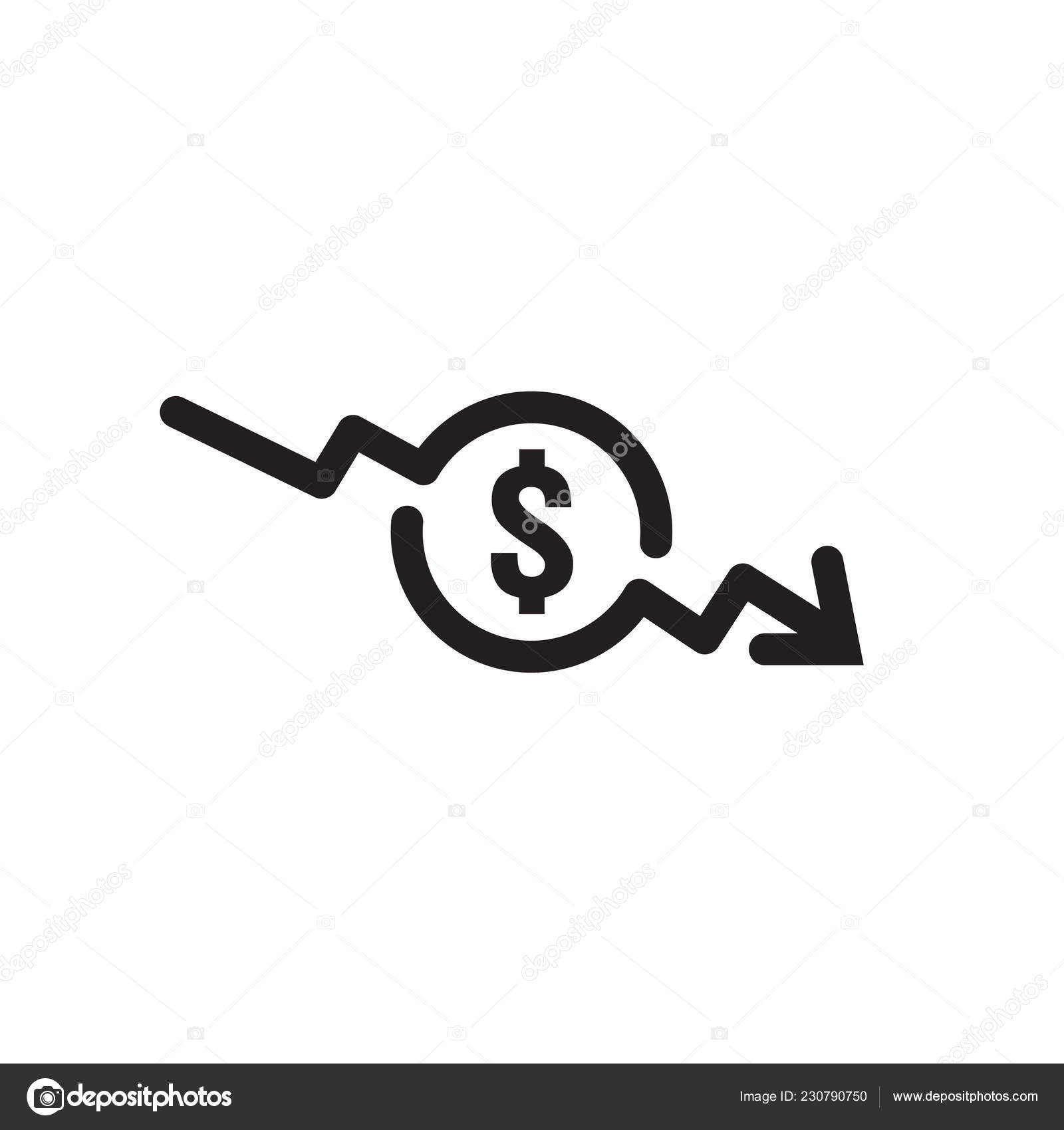 Decrease Arrow Black