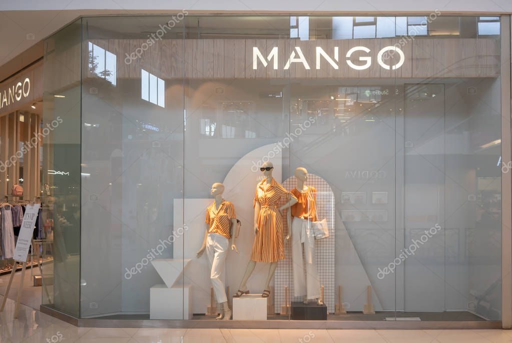 Mango Shop Mega Bangna Bangkok Thailand Apr 2018 Fashionable Mng ...