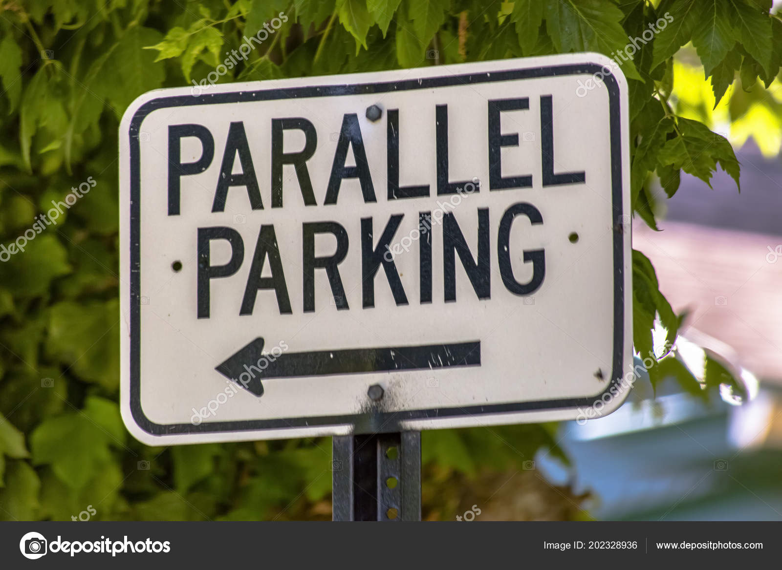 Parallel parking sign on the streets Stock Photo by ©dropthepress@gmail ...