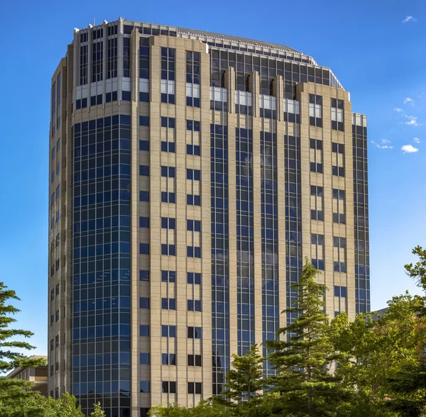 Beautiful high rise in Salt Lake city with trees - Stock Image - Everypixel
