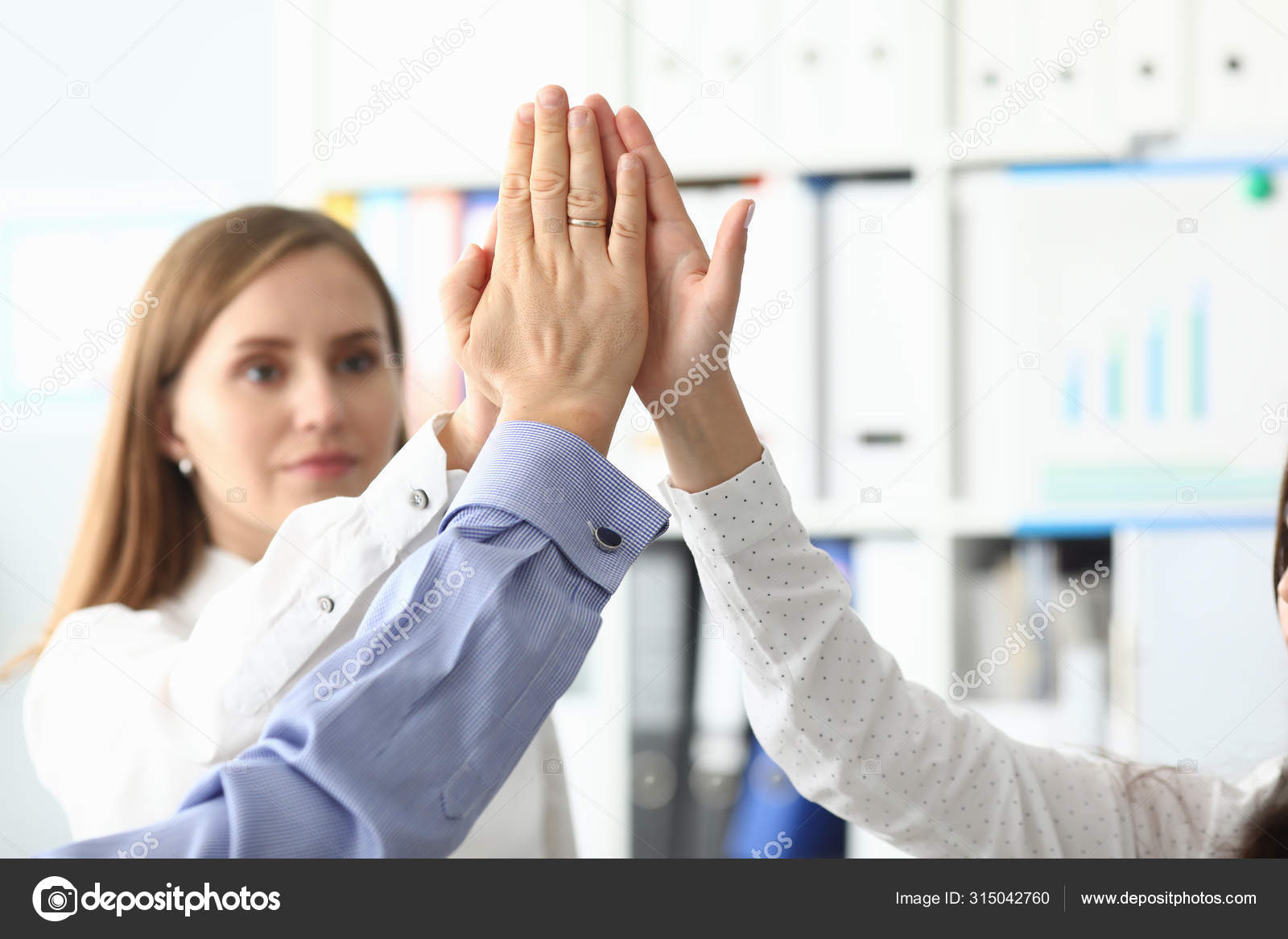 Positive high five symbol Stock Photo by ©marketing.lasers@ya.ru 315042760