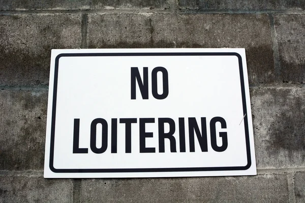 No loiter sign Stock Photos, Royalty Free No loiter sign Images ...