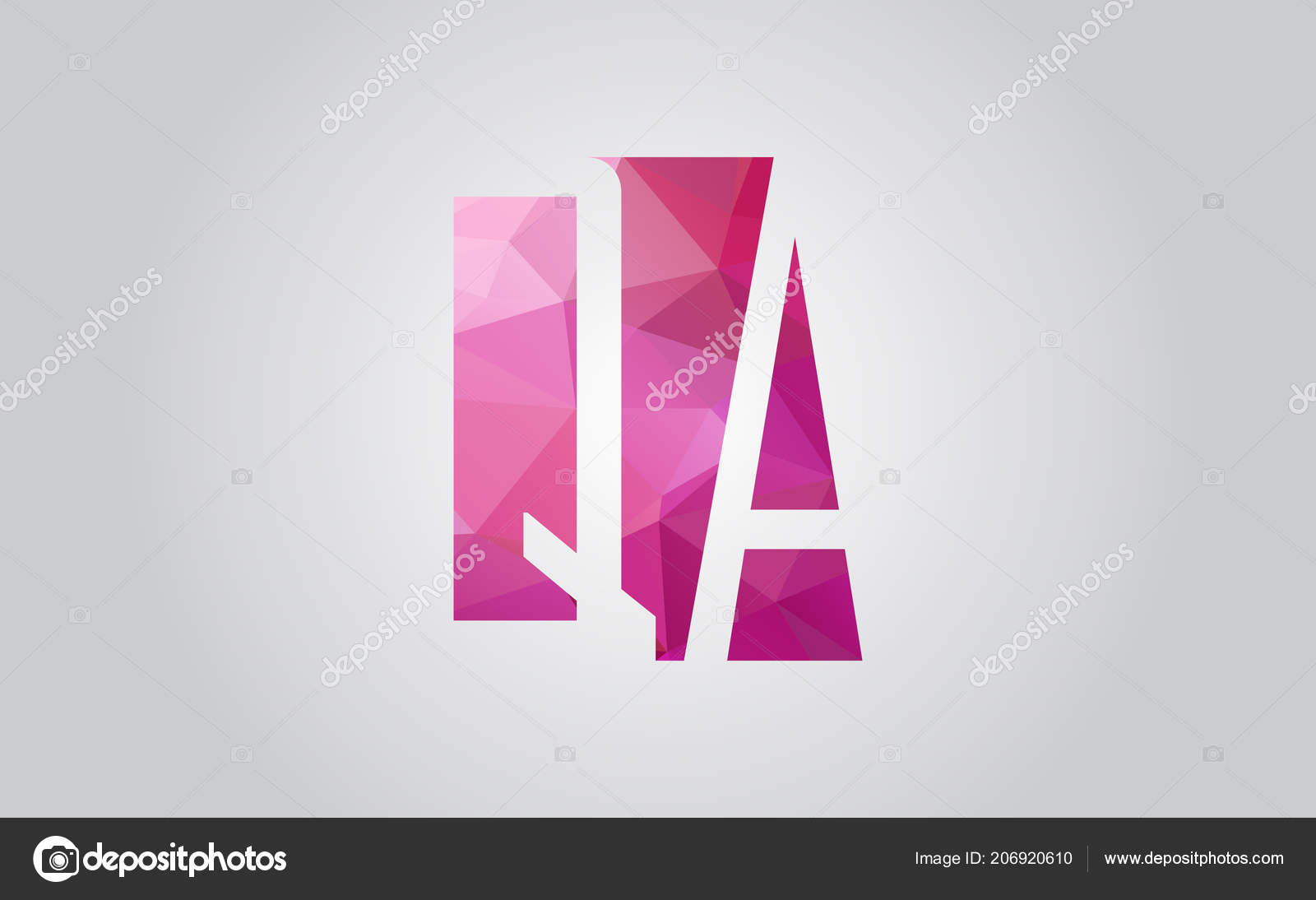 Simple Logo Letters White Background Stock Vector by ©Mix3r 206920610