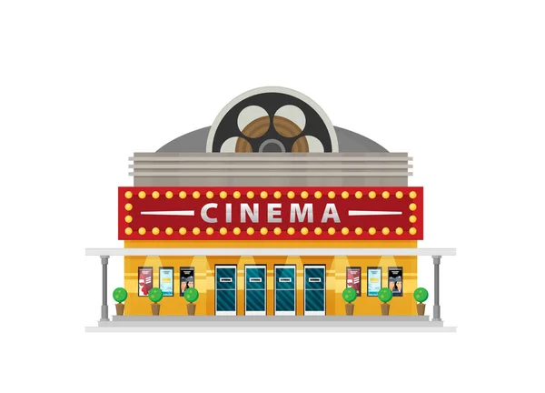Cinema building vector. Stock Vector Image by ©luplupme.gmail.com ...