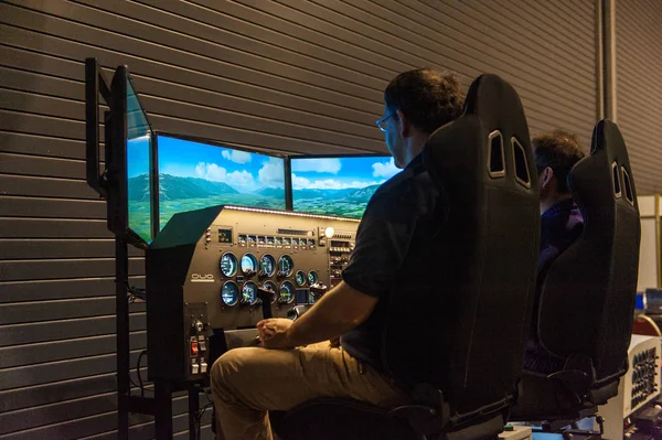 Flight simulator Stock Photos, Royalty Free Flight simulator Images ...