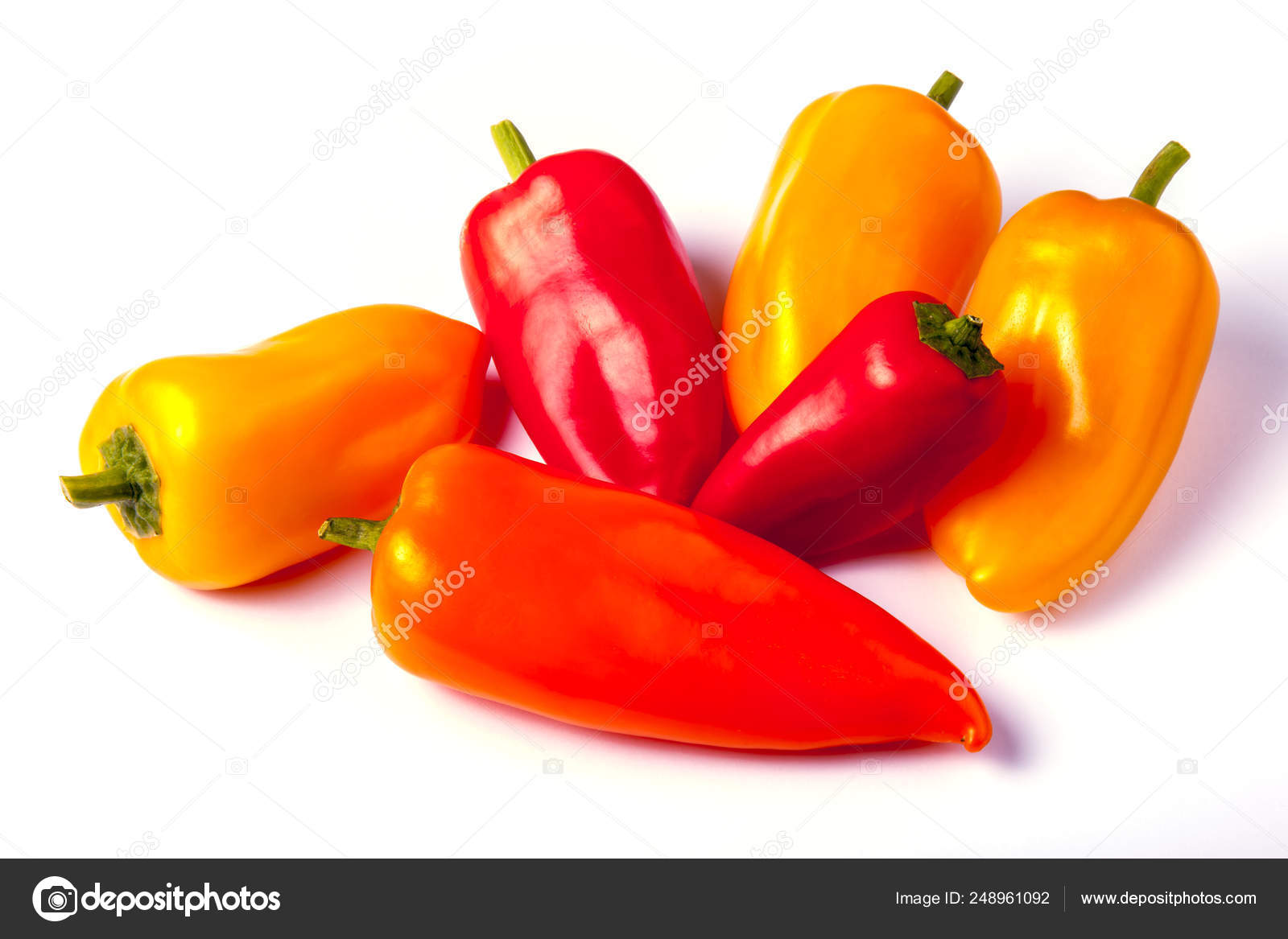 Fresh Paprikas Laid Out Show Window Market — Stock Photo © bellena ...