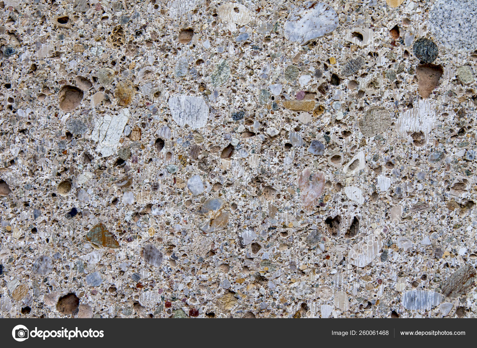 Surface Old Stone Porous Wall — Stock Photo © bellena #260061468