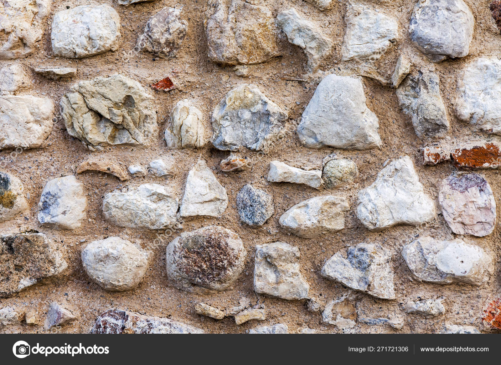 Surface Old Stone Porous Wall — Stock Photo © bellena #271721306