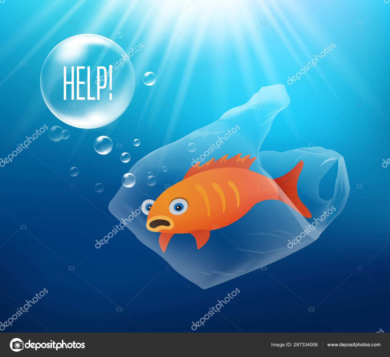 Ocean Pollution Fish