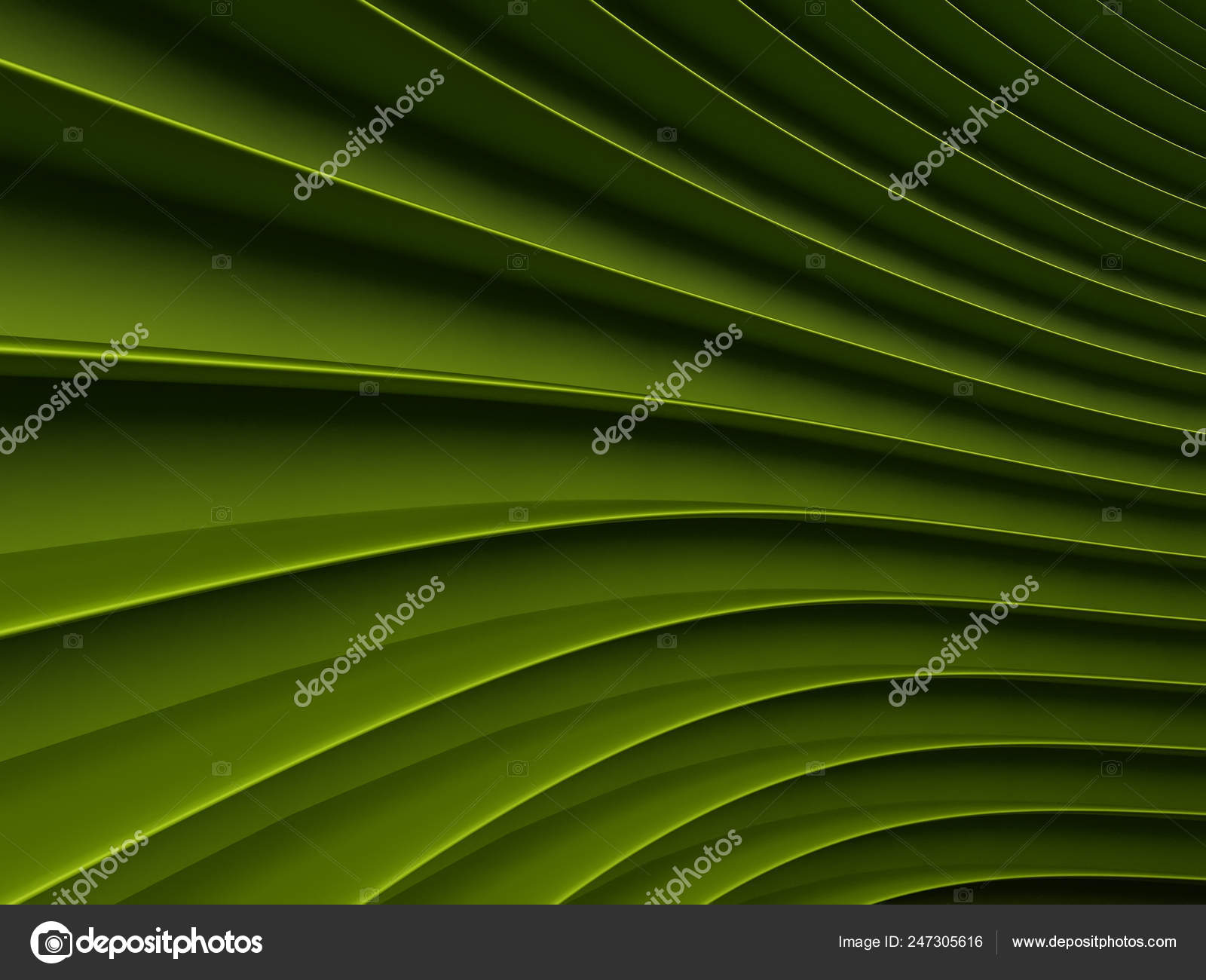 Background Green Abstract Waves Render Stock Photo by ©titov 247305616