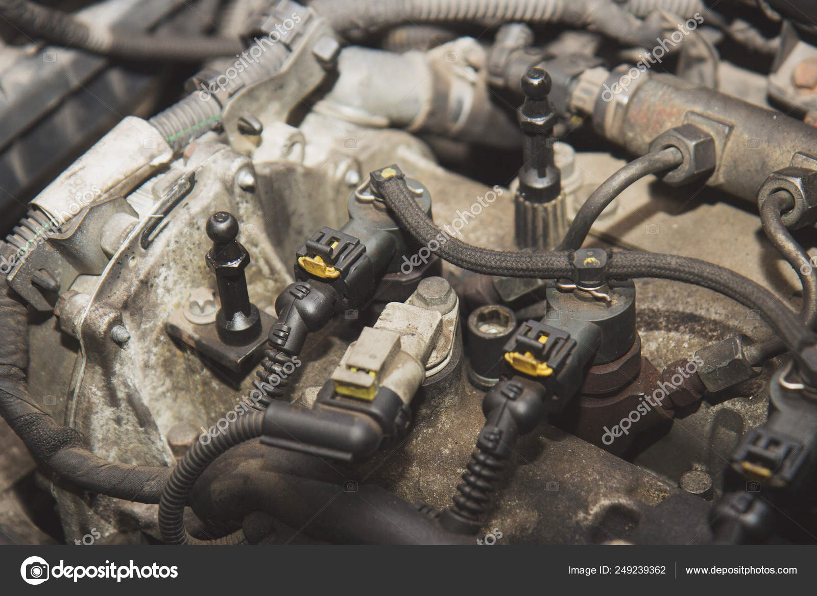 Car diesel engine Stock Photo by ©aigarsr 249239362