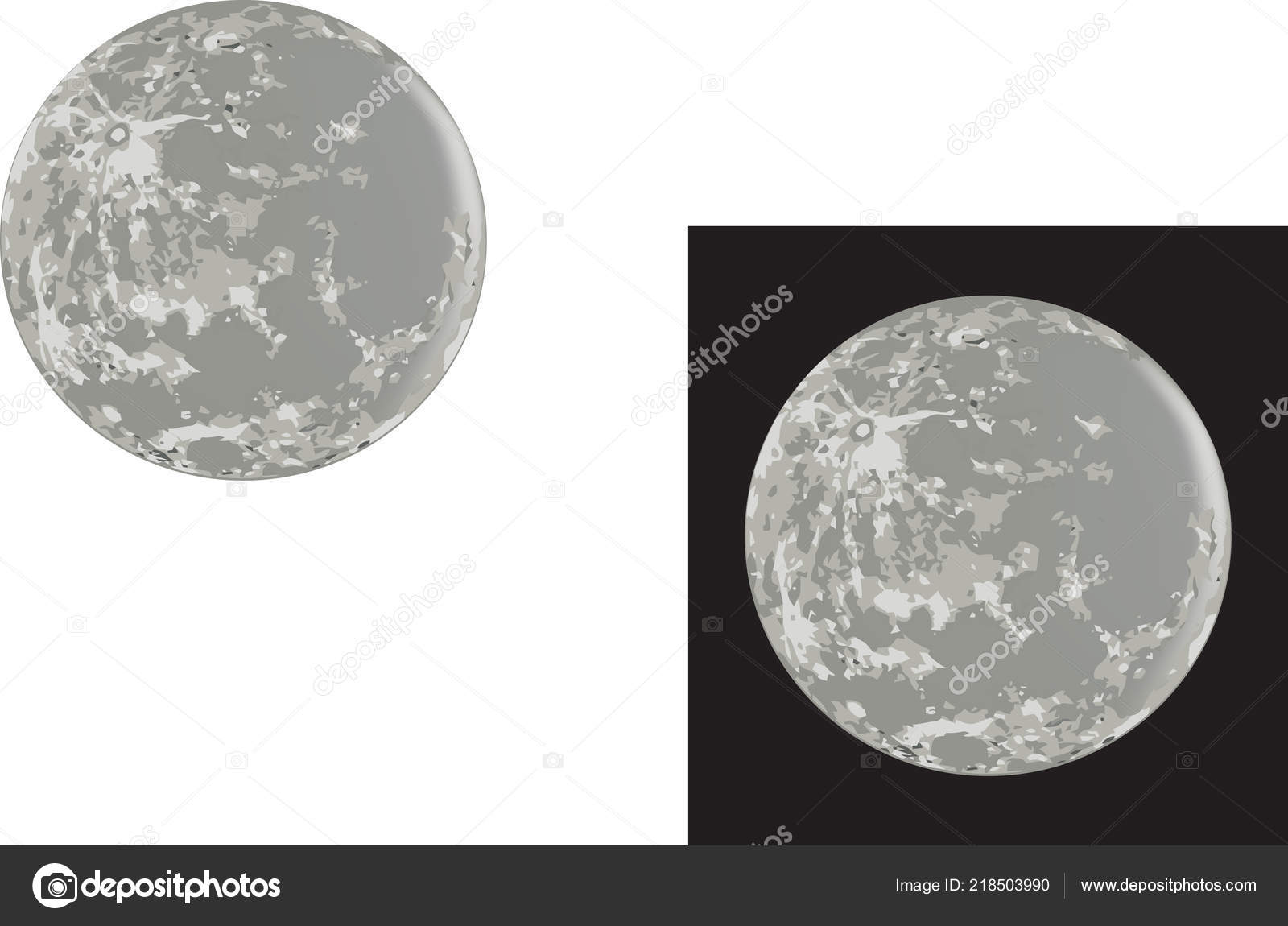 Light Black Moon Stock Vector Image by ©stanga190 #218503990