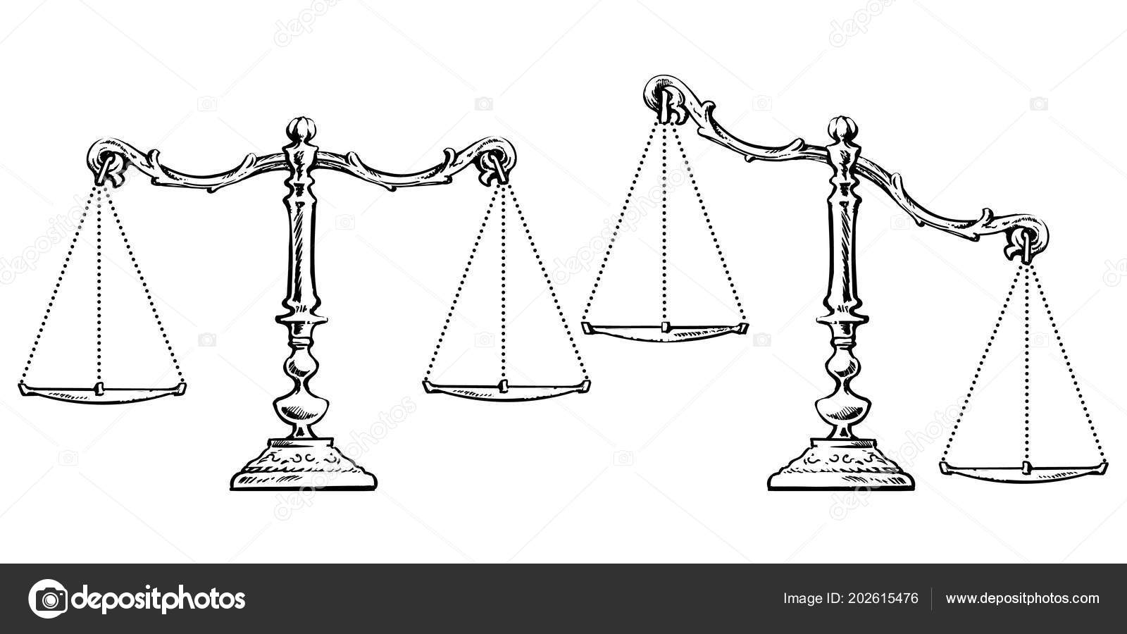 Balance Scale Sketch