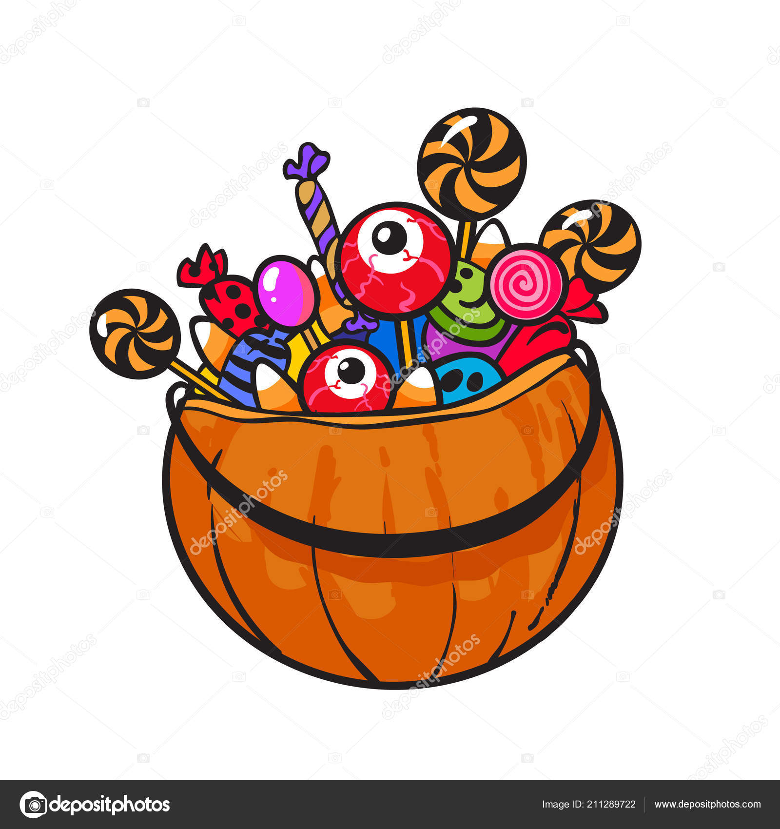 Cartoon Halloween Candy