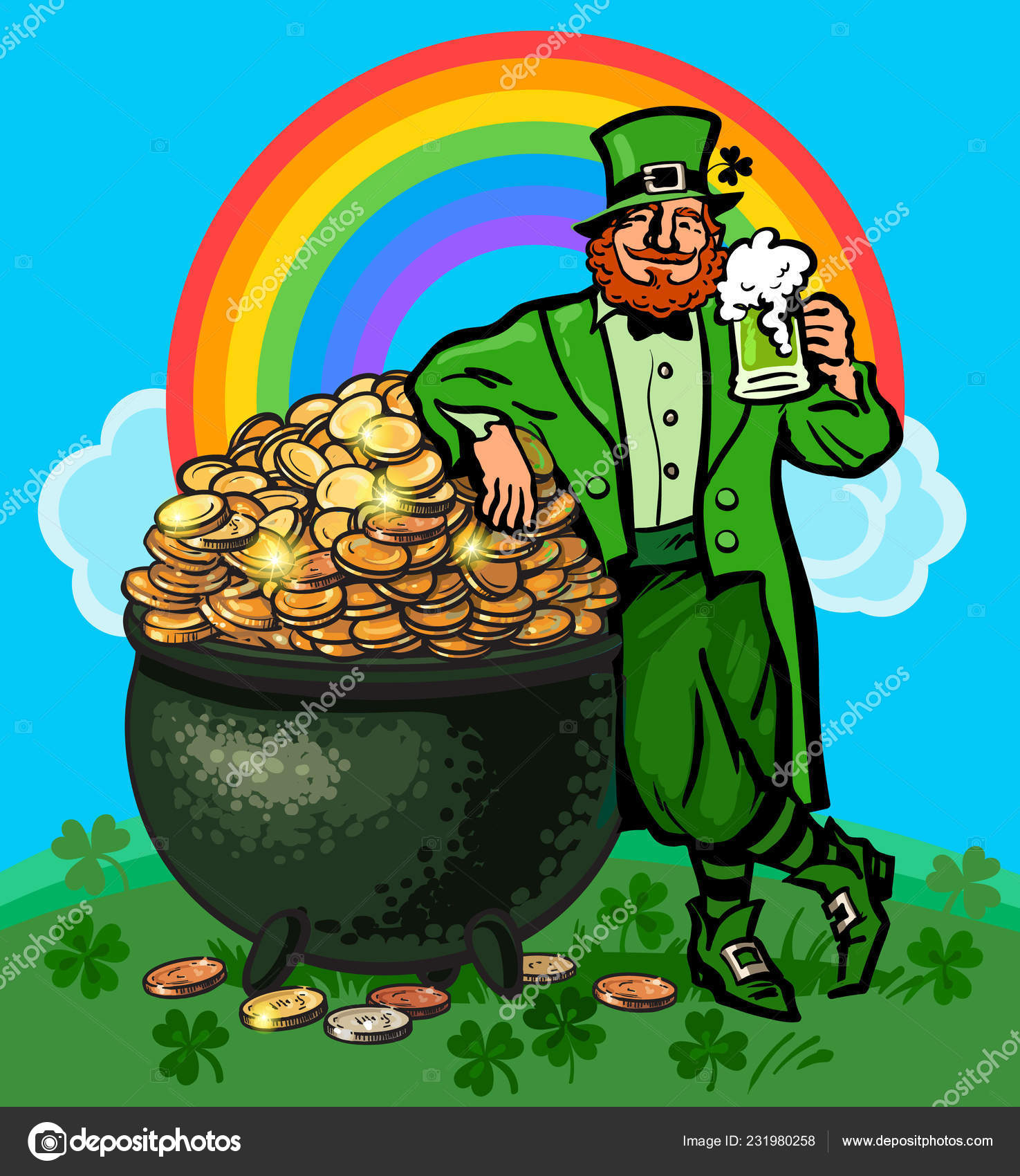 Leprechaun Gold Coins