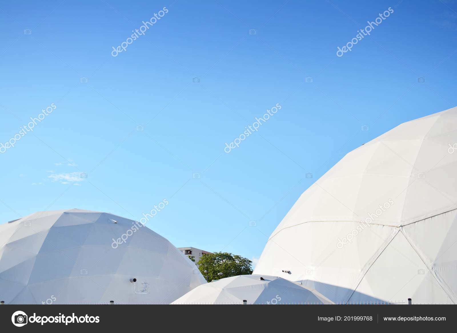 Geodesic Dome Background Blue Sky Stock Photo by ©grand-warszawski ...