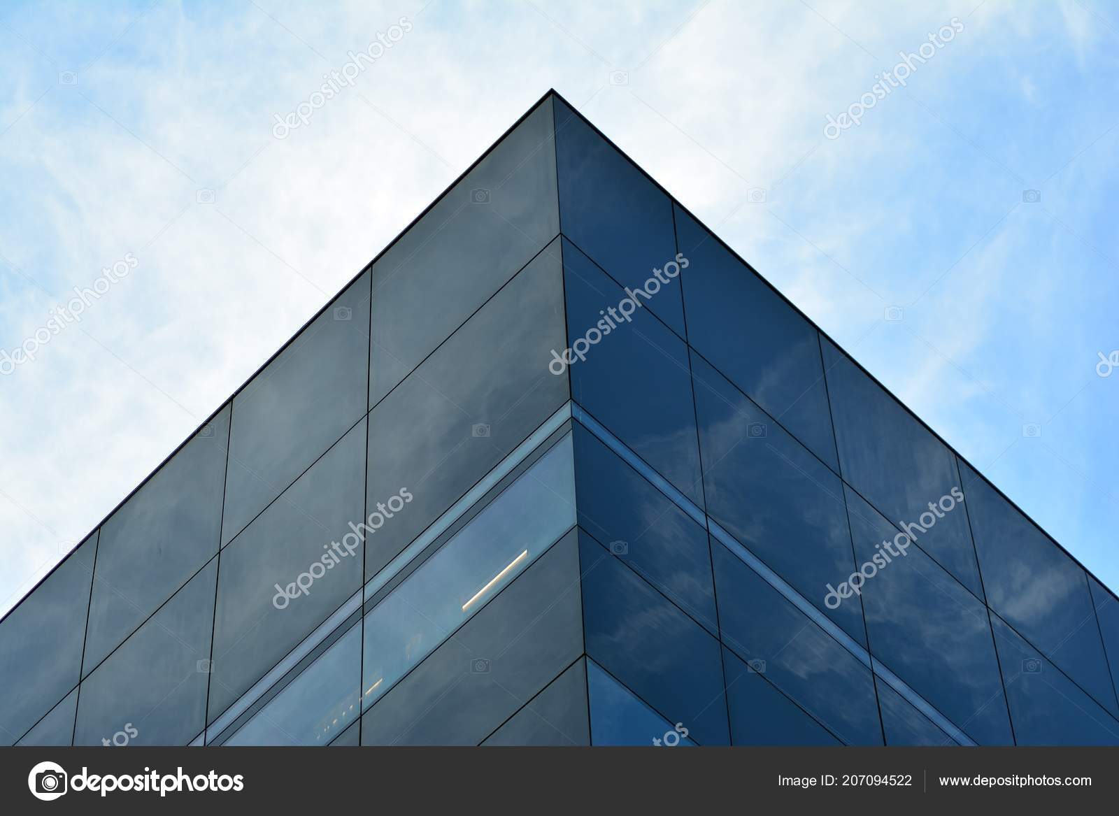 Sky Clouds Reflecting Building Mirrored Glass Stock Photo by ©grand ...