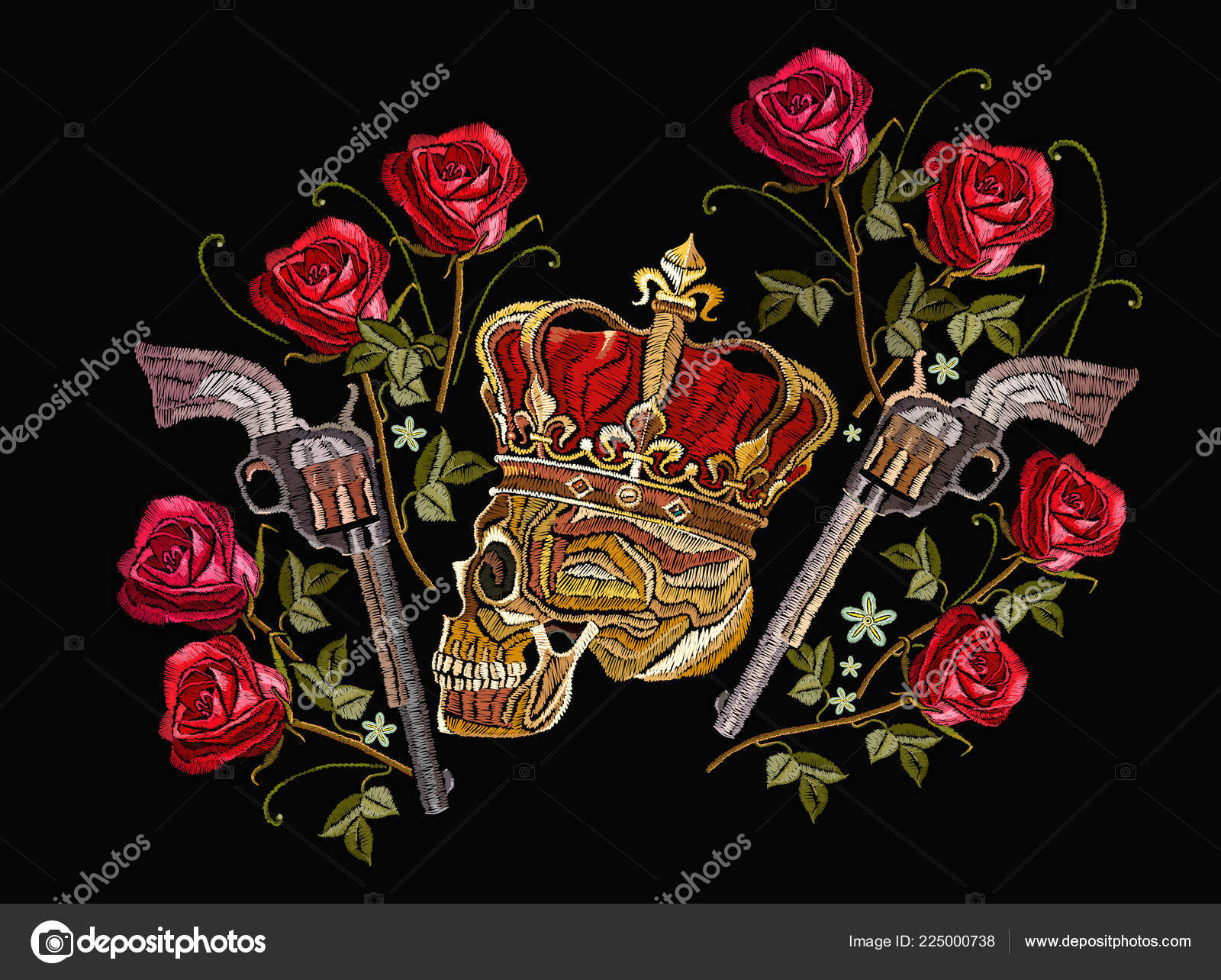 Guns N Roses Cross Without Skulls