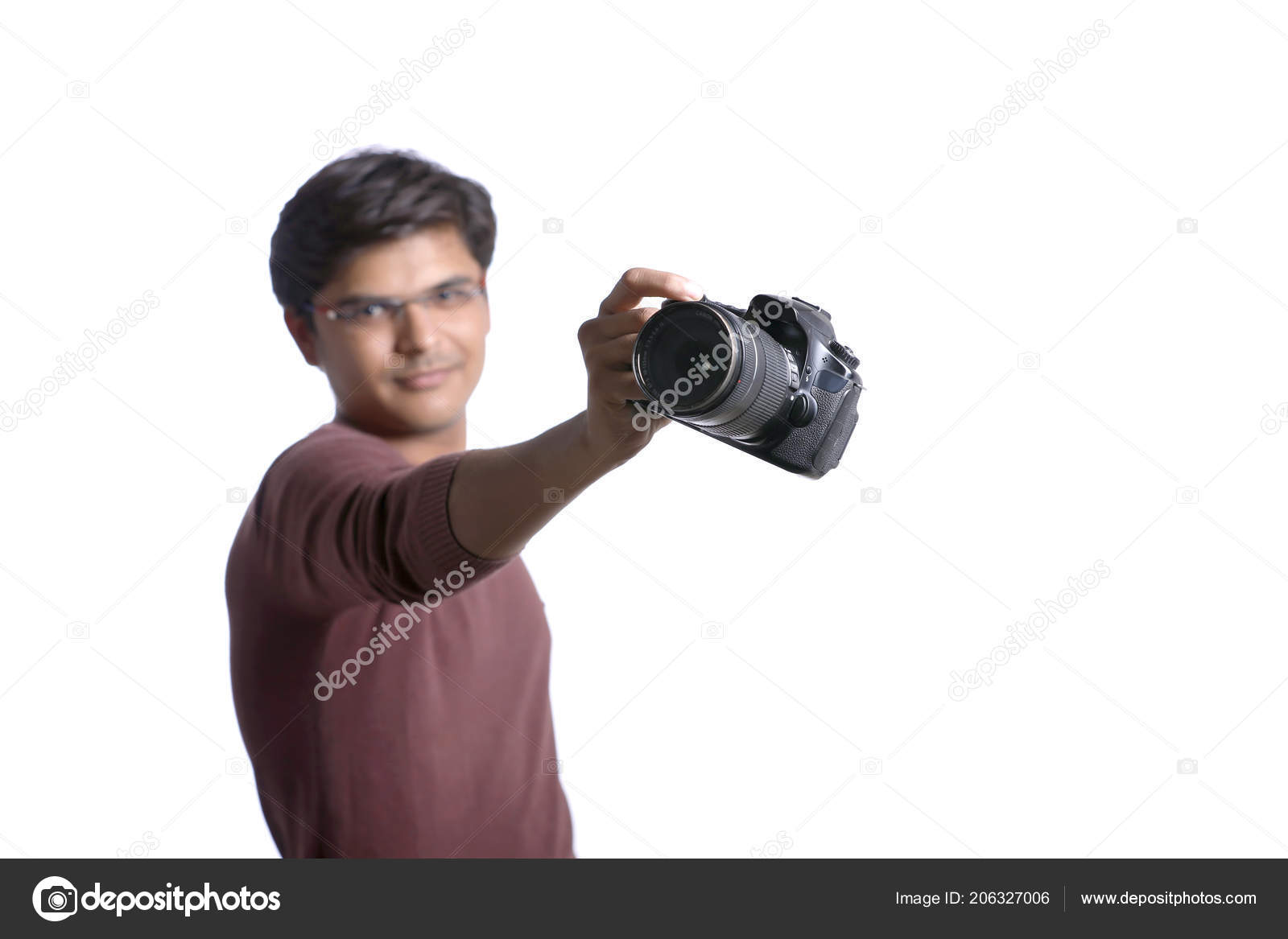 Indian Photographer Camera — Stock Photo © adsniks@gmail.com #206327006