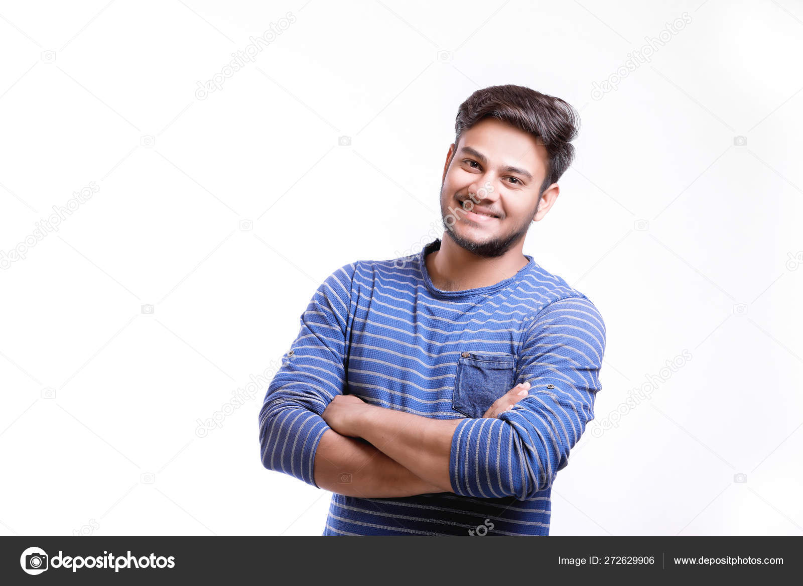 Young Indian Asian Collage Student Shirt — Stock Photo © adsniks@gmail ...