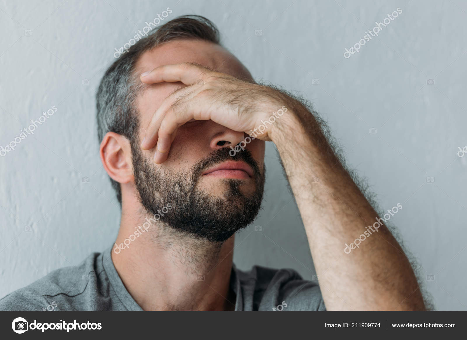 Hand On Forehead Frustrated