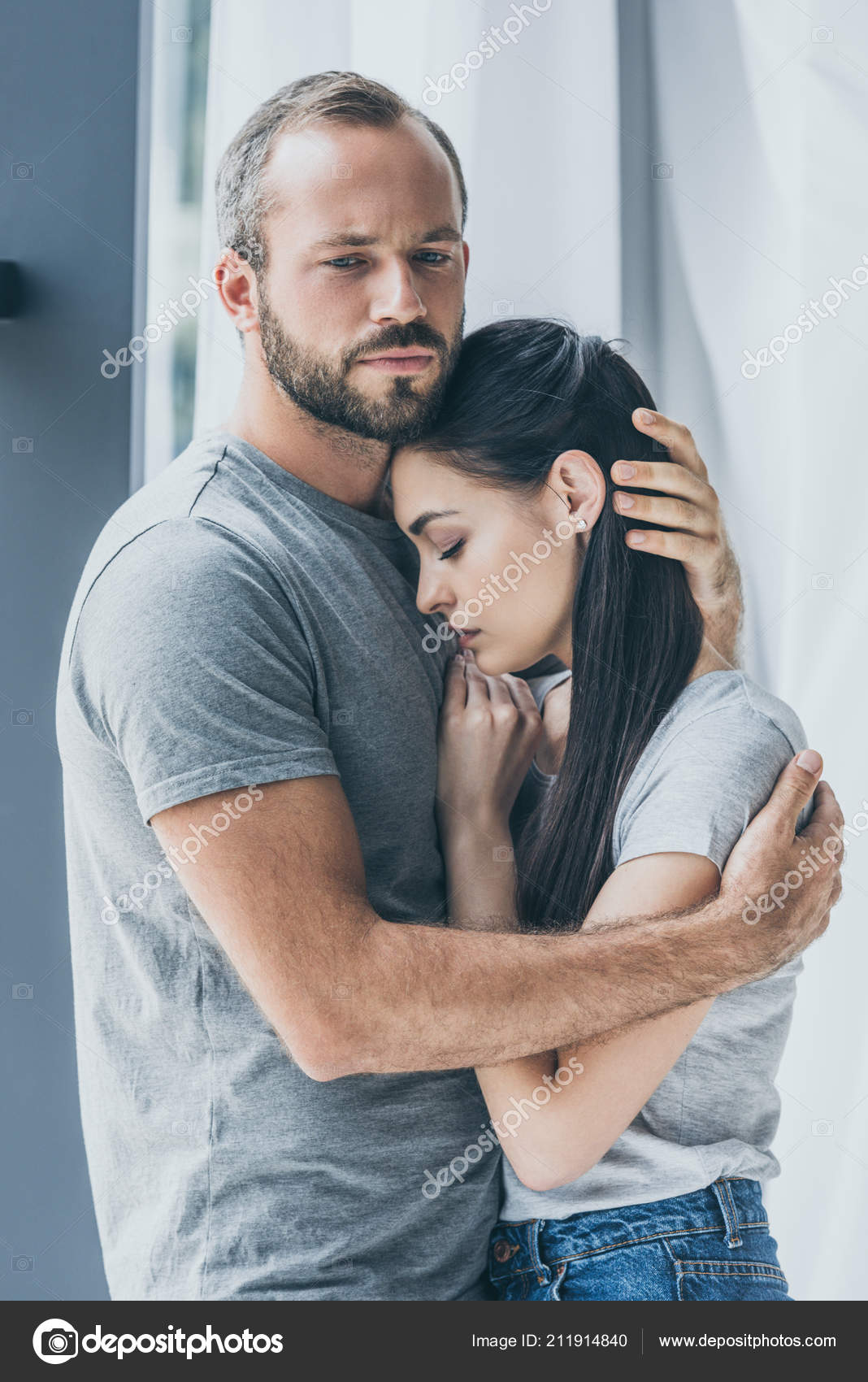 Sad Hugging