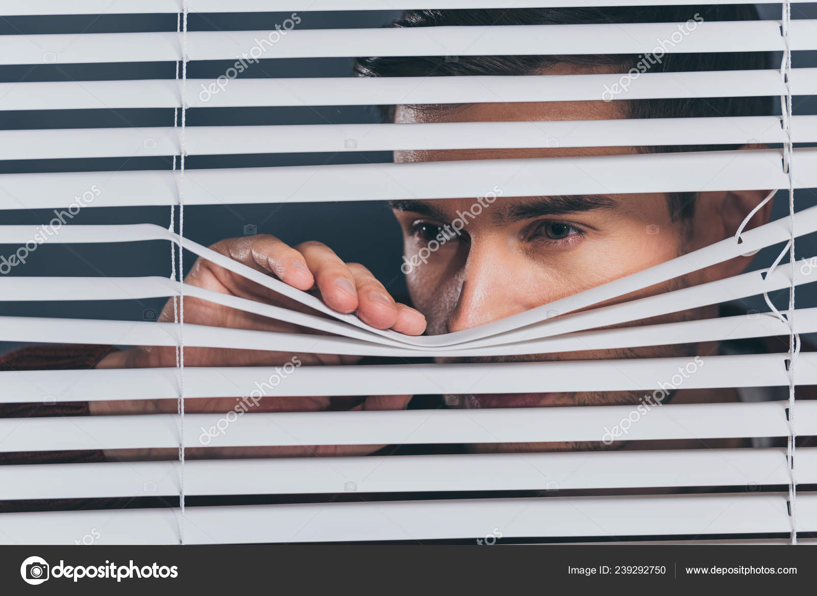 Peeking Through Blinds