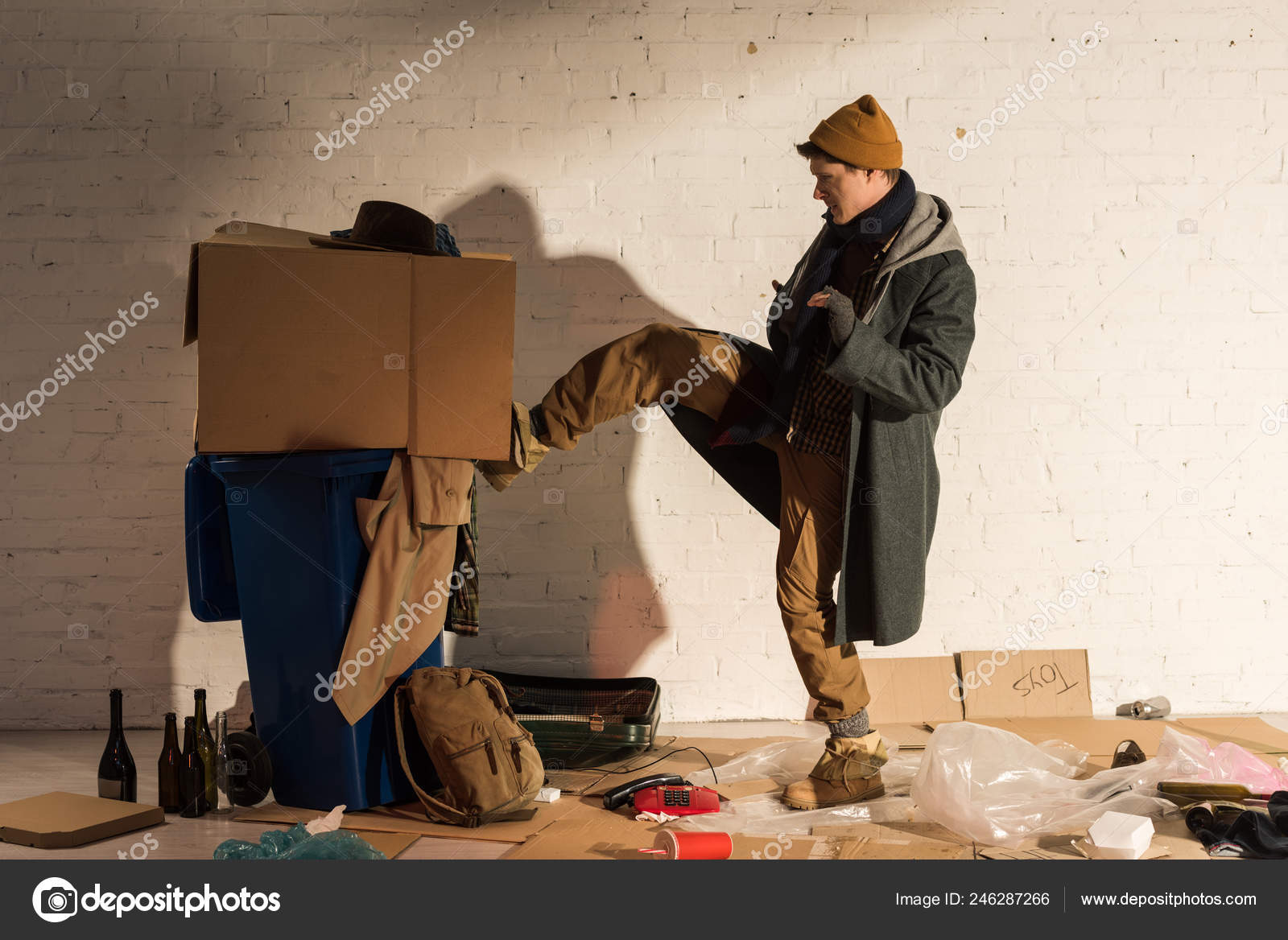 Cardboard Box Homeless