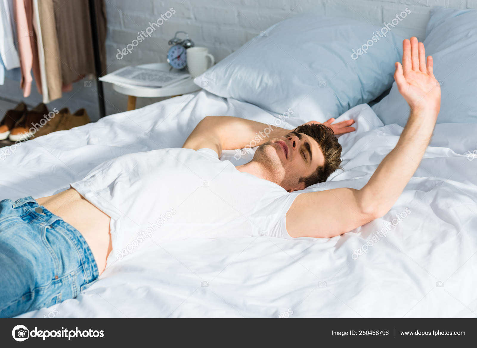 Person Lying On Back