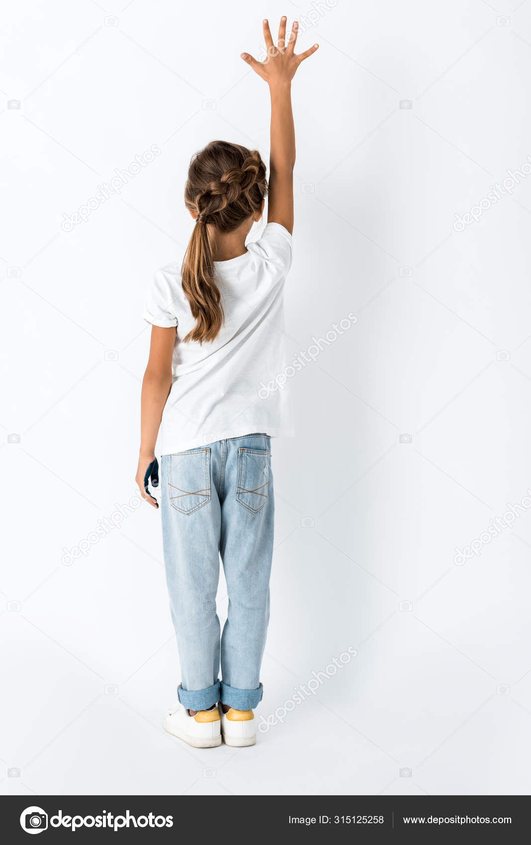 Child Standing Back